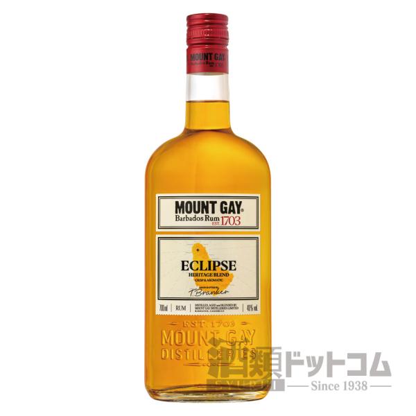 マウントゲイ(700ml・40度)バニラ、アーモンド、バナナ、ダークチョコの香味が重なる奥行きのある味わい。控えめなスモーク香が余韻を引き締める上質なラムです。