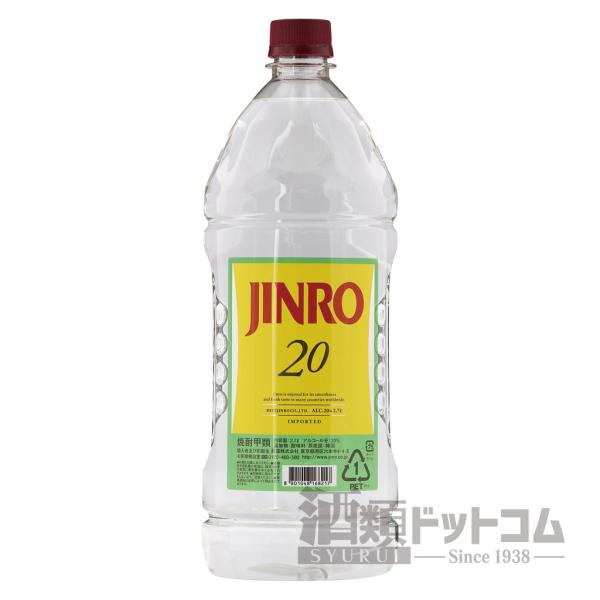 JINRO社(2700ml・20度)【参考上代】2199円【産地】韓国/韓国どんな料理とも相性の良い、すっきりかつピュアな味わいが魅力の韓国焼酎。コストパフォーマンス抜群の大容量ペットボトルです。