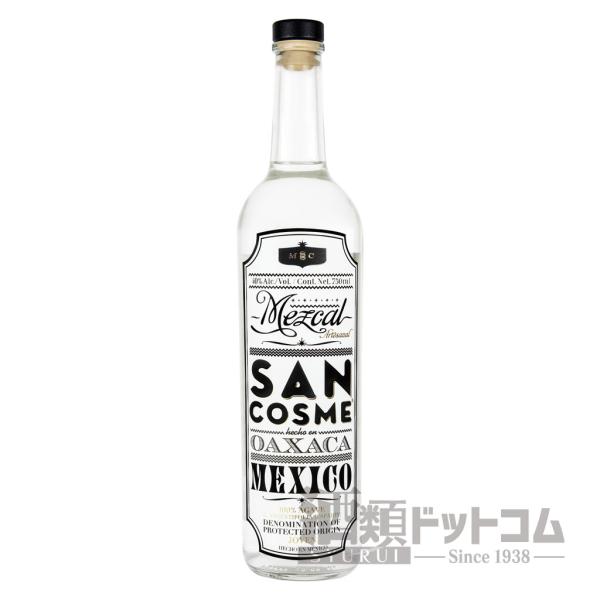 サンコスメ(750ml・40度)【参考上代】6050円８〜１２年かけて育てたアガベのみを厳選。聖人の名を冠した銘柄で、プレミアムテキーラとは一味違う体験を提供できます。