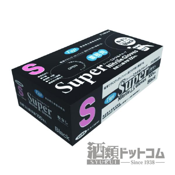 (100枚組)【価格】オープン価格【サイズ】全長230mm、手のひら回り165mm【素材】合成ゴム(NBR)人気シリーズスーパーニトリルに新しくブラックが登場。他の色に比べ汚れが目立ちにくいため、人目につくオープンキッチンにも最適です。