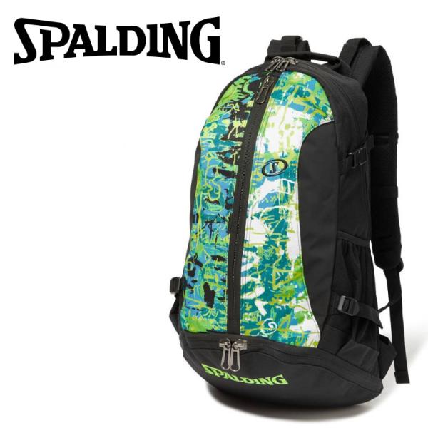 ■BASKETBALL / バッグ / バックパック●素材:ポリエステル●サイズ:W35×H57×D32cm●容量:32L●生産国:中国●ストリートアートをイメージした鮮やかなグラフィティ柄を配色で左右に配したデザインのケイジャー。【メーカ...