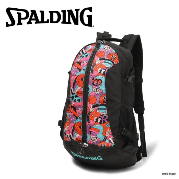 ■BASKETBALL / バッグ / バックパック●素材:ポリエステル●サイズ:W35×H57×D32cm●容量:32L●生産国:中国●バスケをする楽しさとエネルギーを表現したエネルギッシュでカラフルなアートのケイジャー。【メーカー取り寄...