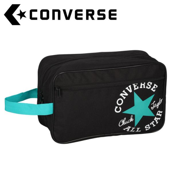 CONVERSEのシューズケース。撥水加工あり。ファスナー付きポケット仕様で小物を分けて収納できます。部活やジム、室内での観戦時など様々なシーンでご使用いただけます。ポリエステル【メーカー取り寄せ商品】 こちらの商品はメーカー手配の為、完売...