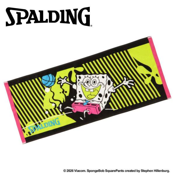 ■BASKETBALL / アクセサリー●素材:コットン100%●サイズ:W34×H80cm●生産国:日本●クールなスポンジ・ボブと鮮やかな配色がポイントのポップなデザインのプリントタオル。【メーカー取り寄せ商品】 こちらの商品はメーカー手...