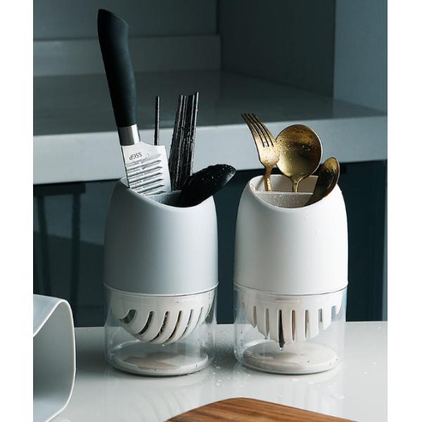 お箸やフォークなどを立てて収納できる、便利なスタンドです。 <br>※サイズは平置き実寸サイズです。若干の誤差はご了承ください。<br> ※PC環境や撮影状況などの違いにより実際のお色とは若干異なる場合がございます。...