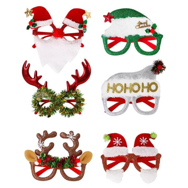 クリスマス 眼鏡 セット コスプレ サングラス 小物 <br>・サンタ帽やトナカイなどのにぎやかなデザインで、かけるだけで簡単にクリスマスコスプレが完成します。 <br>・家族や友達、職場のパーティなどでシェアしやす...