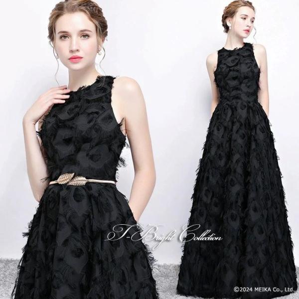 ●フェザーモチーフのシンプルラインのワンピースドレス。●ウエストのリーフベルトがシンプルなドレスラインを引き締めます。※ゴールドリーフのウエストベルトは商品到着後のレビュー記入でプレゼント。オプションよりでお選びください。●スカート生地に透...