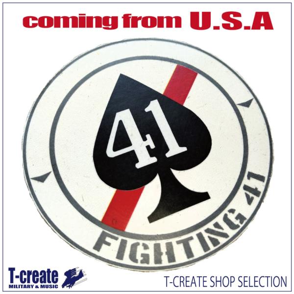 【発売日：2025年03月29日】米海軍戦闘飛行隊 VF-41 ブラックエイセズ スコードロンインシグニアVF-41 Black Aces Squadron Patch●サイズ（約）：直径9cm使い込むほどに経年変化が楽しめる天然皮革のミリ...