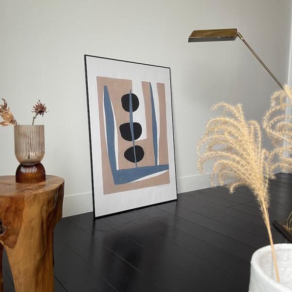 【発売日：2020年12月01日】北欧デンマークの首都コペンハーゲンのローカルアーティストLeise Dich Abrahamsen (ライゼ ディッチ アブラハムセン)とTel onlinteriorとのコラボレーションポスター。モダンで...