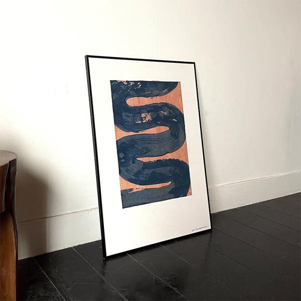 北欧デンマークの首都コペンハーゲンのアーティストLeise Dich Abrahamsen (ライゼ ディッチ アブラハムセン)とTel onlinteriorとのコラボレーションポスター。モダンでインパクトのある大型のポスターはお部屋の素...