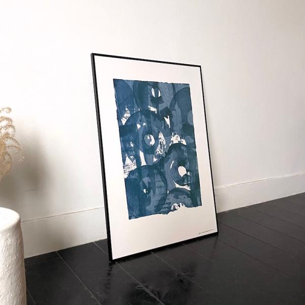 北欧デンマークの首都コペンハーゲンのアーティストLeise Dich Abrahamsen (ライゼ ディッチ アブラハムセン)とTel onlinteriorとのコラボレーションポスター。モダンでインパクトのある大型のポスターはお部屋の素...