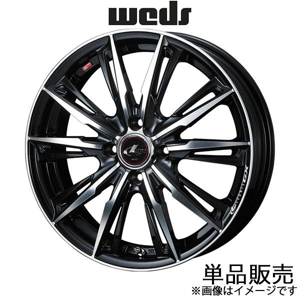 ●メーカー：WEDS●商品：LEONIS GX●品番：0039329●JAN：4940211054682●カラー：パールブラック/ミラーカット●リム径(inch)：14●リム幅(inch)：5.5●フランジ：J●ボルト穴数：4●P.C.D(...