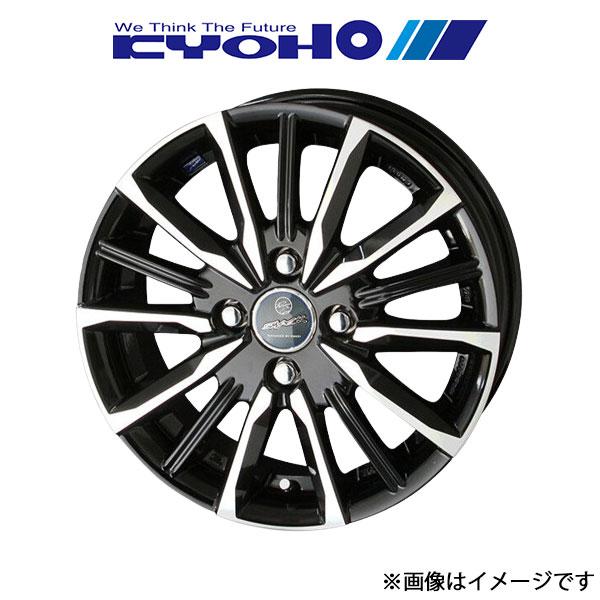 ●メーカー：KYOHO●商品：SMACK VALKYRIE●カラー：サファイアブラック×ポリッシュ●ホイールサイズ/リム径(inch)：15●リム幅：4.5●フランジ：J●ボルト穴数：4●P.C.D(mm)：100●インセット(mm)：45...
