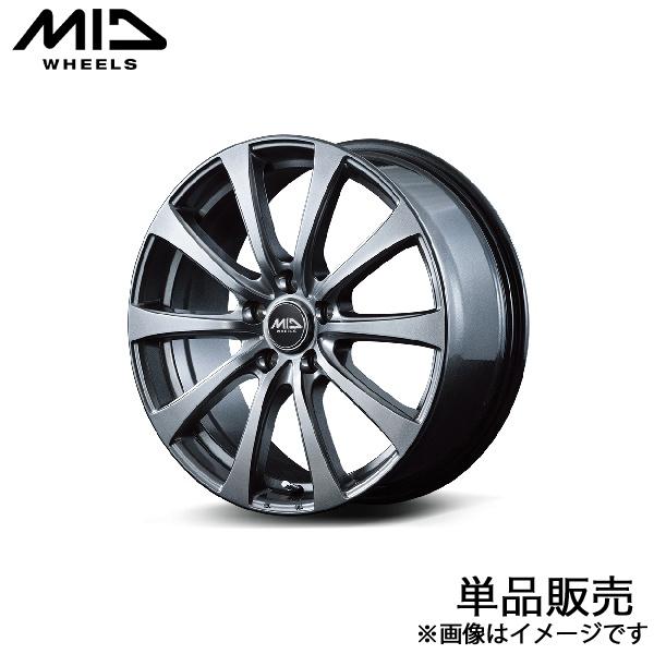 メーカー：MIDブランド：G10カラー：メタリックグレー本数：1本サイズ(inch)：17リム幅(inch)：7フランジ形状：Jボルト穴数：5P.C.D(mm)：114.3インセット(mm)：38ハブ高(mm)：-55ハブ径(φ)：73穴径...