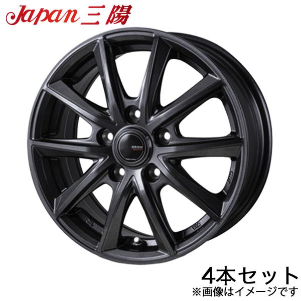 メーカー：Japan三陽ブランド名：ZACK SPORT-FTカラー：シャドウガンメタ本数：4本サイズ(inch)：14リム幅(inch)：5.5フランジ形状：Jボルト穴数：4P.C.D(mm)：100インセット(mm)：40ハブ高(mm)...