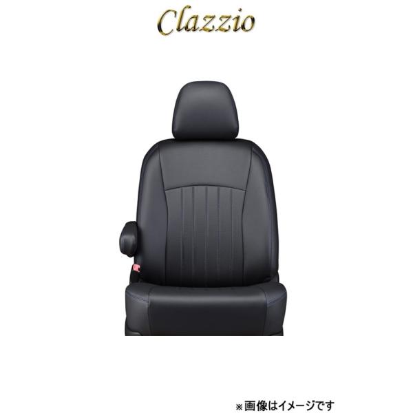 ●メーカー：Clazzio●商品：クラッツィオ ライン●カラー：ブラック×ブルーステッチ●品番：ES-6049●ヘッドレスト総数：4●1列目肘掛：1●2列目肘掛：0●3列目肘掛：●サイドエアバッグ：〇●車両：スズキ●車種：ワゴンR●型式：M...