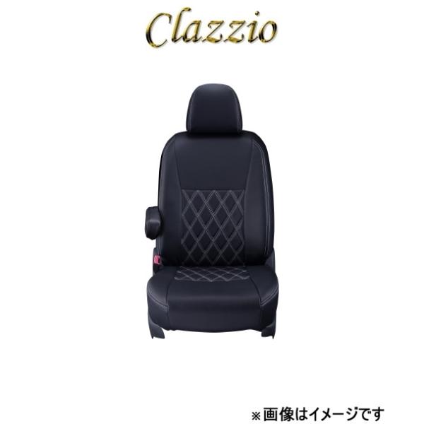 ●メーカー：Clazzio●商品：クラッツィオ ダイヤ●カラー：ブラック×ホワイトステッチ●品番：ET-1078●ヘッドレスト総数：5●1列目肘掛：1●2列目肘掛：1●3列目肘掛：-●サイドエアバッグ：○●車両：トヨタ●車種：プリウス●型式...