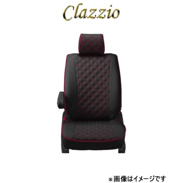 ●メーカー：Clazzio●商品：キルティングタイプ●カラー：ブラック×レッドステッチ●品番：ET-1078●ヘッドレスト総数：5●1列目肘掛：1●2列目肘掛：1●3列目肘掛：-●サイドエアバッグ：○●車両：トヨタ●車種：プリウス●型式：Z...