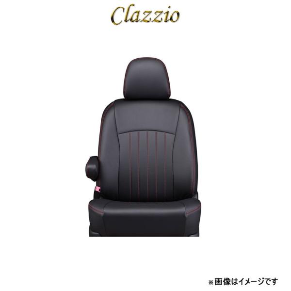 ●メーカー：Clazzio●商品：クラッツィオ ライン●カラー：ブラック×レッドステッチ●品番：ET-1078●ヘッドレスト総数：5●1列目肘掛：1●2列目肘掛：1●3列目肘掛：-●サイドエアバッグ：○●車両：トヨタ●車種：プリウス●型式：...