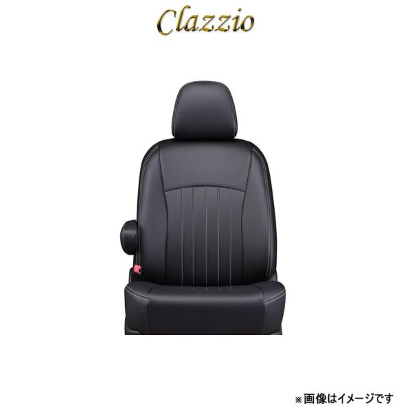 ●メーカー：Clazzio●商品：クラッツィオ ライン●カラー：ブラック×ホワイトステッチ●品番：ET-1078●ヘッドレスト総数：5●1列目肘掛：1●2列目肘掛：1●3列目肘掛：-●サイドエアバッグ：○●車両：トヨタ●車種：プリウス●型式...