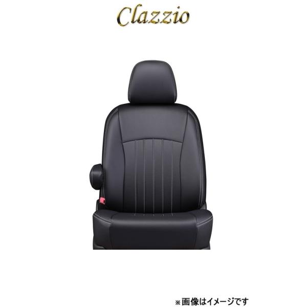 ●メーカー：Clazzio●商品：クラッツィオ ライン●カラー：ブラック×ホワイトステッチ●品番：ET-1151●ヘッドレスト総数：5●1列目肘掛：1●2列目肘掛：1●3列目肘掛：-●サイドエアバッグ：○●車両：トヨタ●車種：ハリアー ガソ...