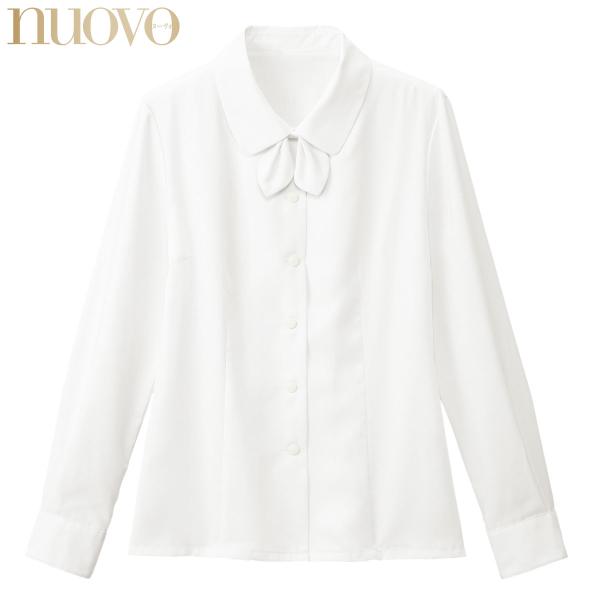 ◎リボンありなしで着こなせるやさしい表情のラウンドカラー★マーバスブロードポリエステルを親水化し、機能を高めた素材です。 静電制が高く、静電気防止効果は永久に持続。 吸水・吸汗性も優れています。 おうちでの洗濯を繰り返しても縮みにくく、 汚...