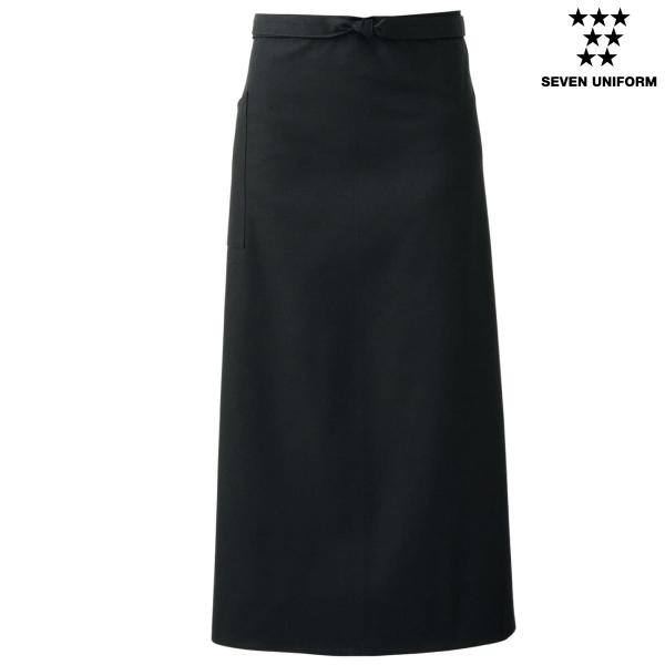 CT2524 ソムリエエプロン（男女兼用）綿100%の黒いキャンバス生地で作られたソムリエエプロン【MATERIAL】■素材：キャンバス■混率：綿100％【仕様】■ポケット（1）【特長】綿100%の黒いキャンバス生地で作られたソムリエエプロ...