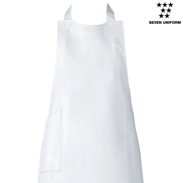 JT4504 揚前掛（男女兼用）ポケットが必要な方はこちらをオススメします。【MATERIAL】■素材：カツラギ■混率：綿100％【仕様】■右腰ポケット【特長】こちらの揚前掛は右にポケットがあるところが他と違います。ポケットが必要な方はこち...