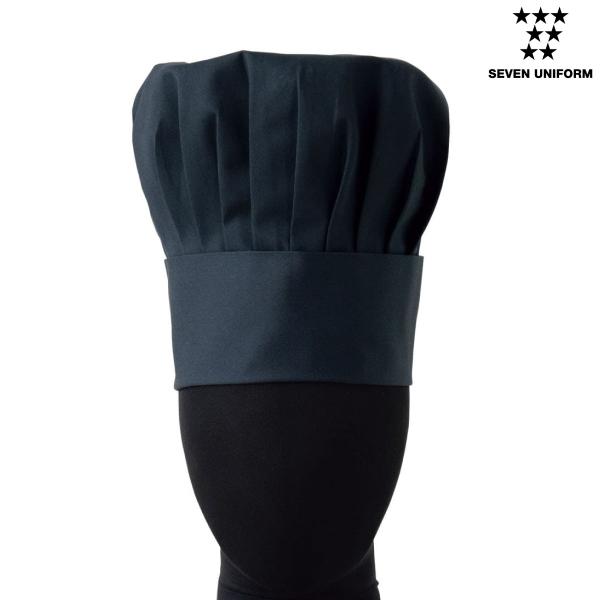 JW4684 コック帽（男女兼用）【MATERIAL】■素材：ナノツイル■混率：ポリエステル65％・綿35％■抗菌防臭■撥水撥油【COLOR】■1.ネイビー