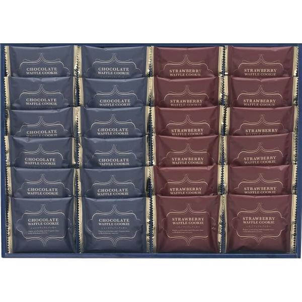 ■商品名：スィートバスケットワッフルクッキーセット  (W-CO) ■商品内容：●セット内容:ワッフルクッキー（ホワイトショコラ・いちご各12） ●加工地:日本■特定原材料７品目：小麦・卵・乳■賞味期限：180日■お届け日：メーカー・産地よ...