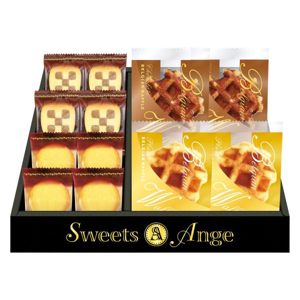 ■商品名：スイーツアンジュ ベルギーワッフルと焼菓子セット (SGF-AER) ■商品内容：●セット内容:ベルギーワッフル（プレーン）・ベルギーワッフル（ショコラ）各2、チェスクッキー・プレーンクッキー各4 ●加工地:日本■特定原材料７品目...