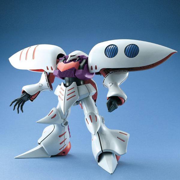 「機動戦士Ｚガンダム」に登場するライバルＭＳ「キュベレイ」をＭＧシリーズで遂にプラモデル化。流線型の美しいフォルムを余すところなく再現。武器に、ビームサーベル、ファンネルが付属。飛行形態にも変形可能です。マスターグレード　1/100　プラモデル