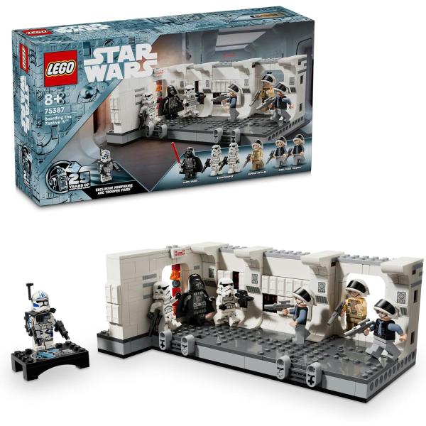 LEGO Star Wars Boarding The Tantive IV 75387ピース数：502当店では特に酷いコンディションの商品がお客様のお手元に届かないよう心掛けておりますが、流通過程におけるパッケージの多少のスレやイタミ、メ...