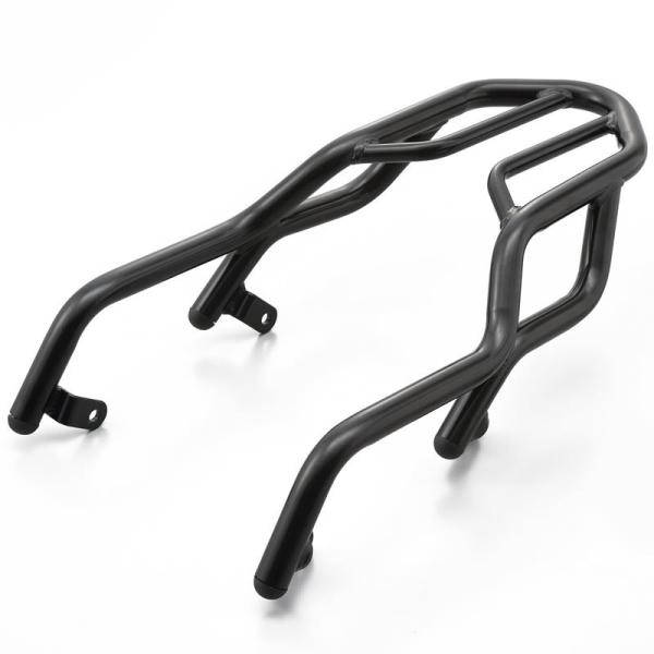 GIVIモノロックケース用リアキャリア。極太インチサイズ(25.4mm)パイプ使用。モノロックケースに付属している汎用ベースで、ボックスの取り付けができます。●モノロック用 汎用ベース対応キャリア●ボックス装着後、最大積載重量：3kg※ サ...