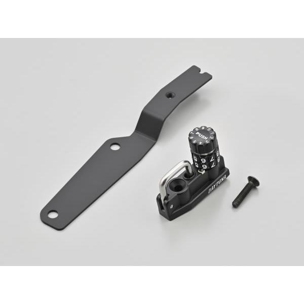 ダイヤル式なのでカギが増えないヘルメットホルダー。車種専用設計なので、ボルトオンで装着できます。解錠する数字は任意で変更可能。2ダイヤルロック式。ダイヤルリングの数字が見えなくても、リングの突起とボタンの数字を合わせれば解錠が可能です。数字...