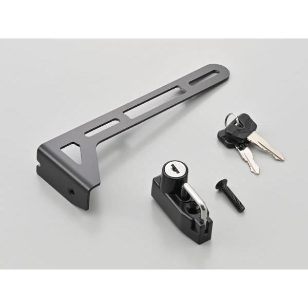 ヘルメットロックにナンバープレート取り付けタイプを追加ナンバープレート裏に取り付けるため、ほとんどの車種に対応可能です。取り付け穴を長穴にすることで、さらに幅広い車種に適応し、取付位置に応じてヘルメットホルダーを内側に寄せ、目立たないように...