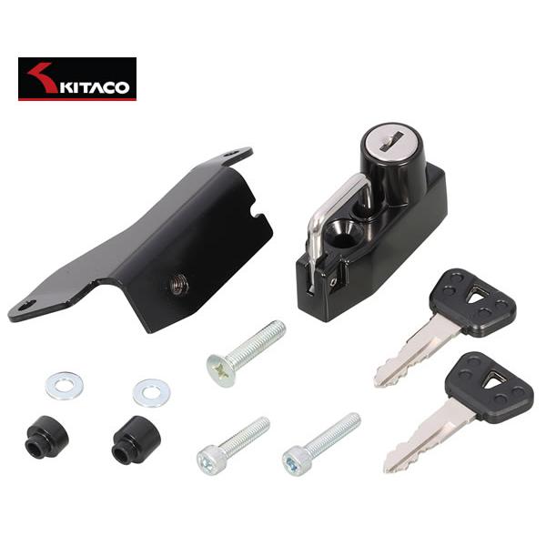 日常の使い勝手を向上させるヘルメットロックです。※ヘルメットを掛けたまま走行しないでください。○ボルトオン○キー2ヶ付属○プレート：スチール製/ブラック○装着箇所：左側リアカウル部●適合車種　ADV160　KF54全車種※詳しくはメーカーホ...