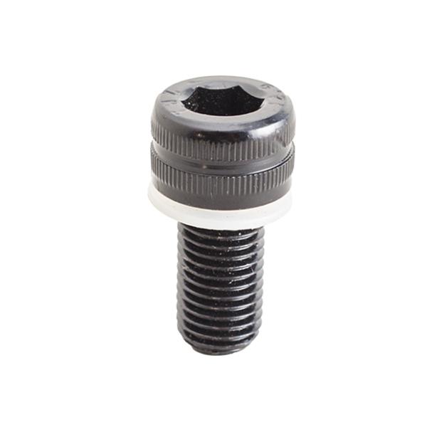 ネジ径　10mm 逆ネジ色：ブラック素材：鉄部品構成・本体×1　・ナイロンワッシャー×1