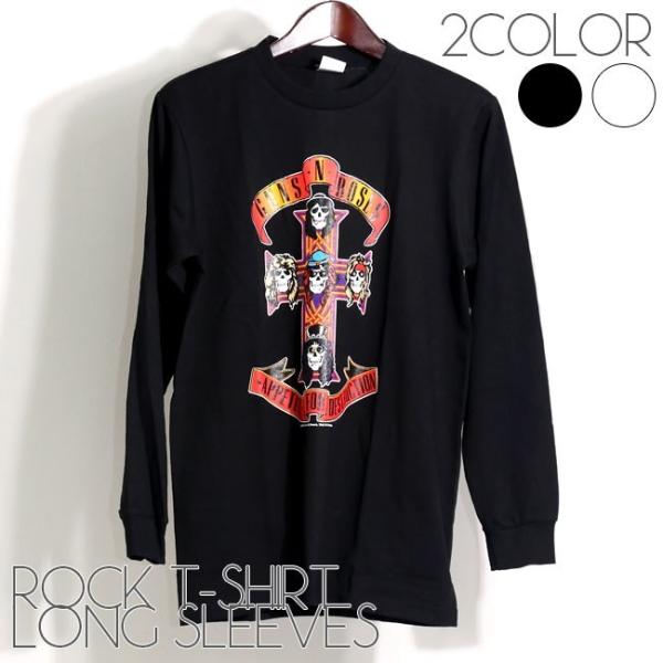 【ITEM INFORMATION】いつの時代でも飽きのこないデザインでファッションの１ジャンルとして確立されているロックｔシャツ。Tシャツとして人気のあるデザインをロンTとしてリメイク。長袖の為、秋口や春先にぴったりの1枚です。■商品名R...
