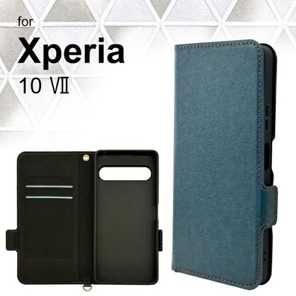 ■対応端末: Xperia 10 VII ■カラー: ブルー ■素材: PU、TPU ■ストラップホール: あり ■MagSafe: 非対応 関連キーワード: Xperia 10 VII ケース Mark 7 カバー エクスペリア マーク7...