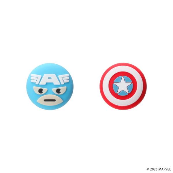 ■カラー: マーベル/B 関連キーワード: キャプテンアメリカ マーベル スティックカバー アナログスティックカバー SWITCH2対応 Nintendo Switch2 ニンテンドースイッチ2 任天堂 ニンテンドー スイッチ2 ジョイコン...