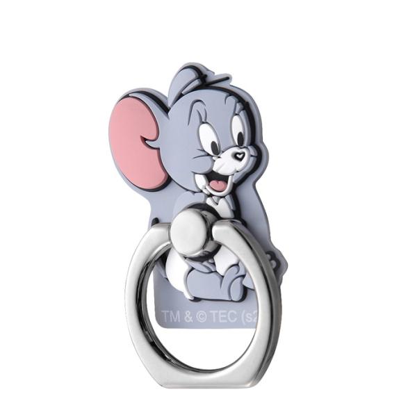 ■対応端末: 各種スマートフォン■カラー: タフィー_ぷっくり■素材: ポリ塩化ビニル素材、アクリル素材、真鍮素材、シリコン素材(粘着パッド)関連キーワード: スマホリング トム＆ジェリー かわいい スマホ リング トムとジェリー トム ジ...