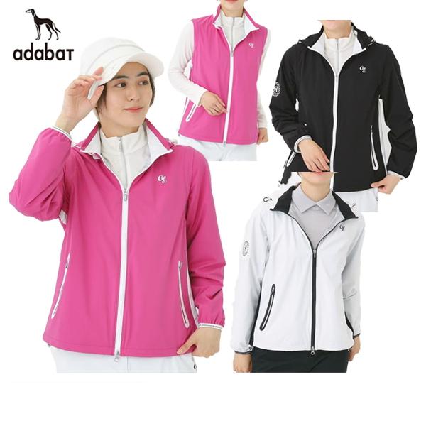 T-on ティーオン レディース商品詳細 ゴルフウェアアダバット adabatブルゾン フード付き 【撥水】蓄熱裏地4WAYブルゾン ベストにもなる ゴルフウェア表記サイズM(38) L(40) LL(42)素材表地：ナイロン100％ （裏...