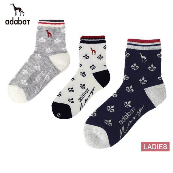 T-on ティーオン レディース ゴルフブランド名アダバット adabat商品名ソックス表記サイズF(00)素材アクリル ナイロン その他カラーライトグレー(011) ネイビー(094) ホワイト(001)説明■製品寸法 （メーカー公式サイ...