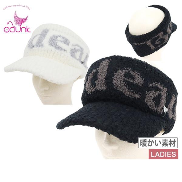 T-on ティーオン レディース ゴルフクランク CLUNK 日本正規品サンバイザー ニットバイザー 耳当てにもなる 裏起毛 ジャガードロゴデザイン ブークレー調 パイル調  ゴルフ表記サイズF(F)サイズF(F) つば全長8cm素材表地 ...