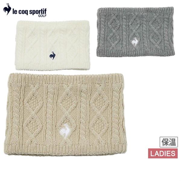 T-on ティーオン ルコックスポルティフ ゴルフ レディース ネックウォーマー ゴルフルコックスポルティフ ゴルフ ルコック le coq sportif GOLFネックウォーマー ニットネックウォーマー 裏起毛 保温 ケーブル編み ロゴ...