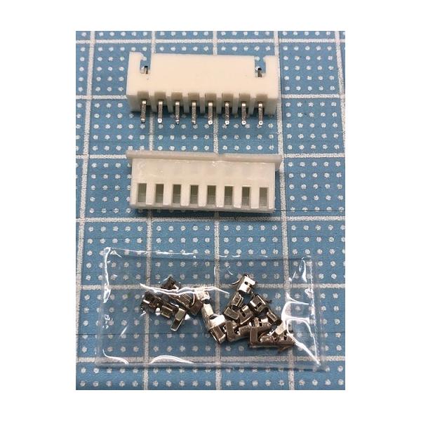 ８Ｐポスト（ストレート型）とハウジング、専用ピンがセットになっているので便利！１袋に１個分入っています。ＨX25002シリーズ　 8P定格電流：AC/DC 3A (AWG＃28〜#22使用時) 定格電圧：AC/DC 250V ピッチ：2.5...