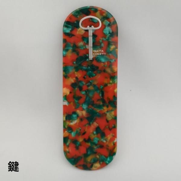 サイズ：横40mm × 縦120mm × 厚さ6mm材質：アセテート