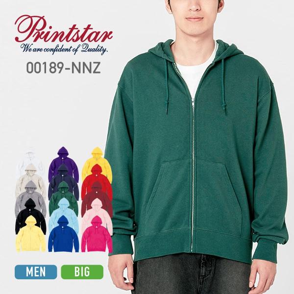 Printstar(プリントスター) | 9.7オンス スタンダードWフードジップパーカーカラー&amp;サイズが大充実の新定番ジップパーカー大きめ2重フードがうれしい■素材330g/m&amp;sup2;(9.7oz)裏毛綿100%※杢グ...