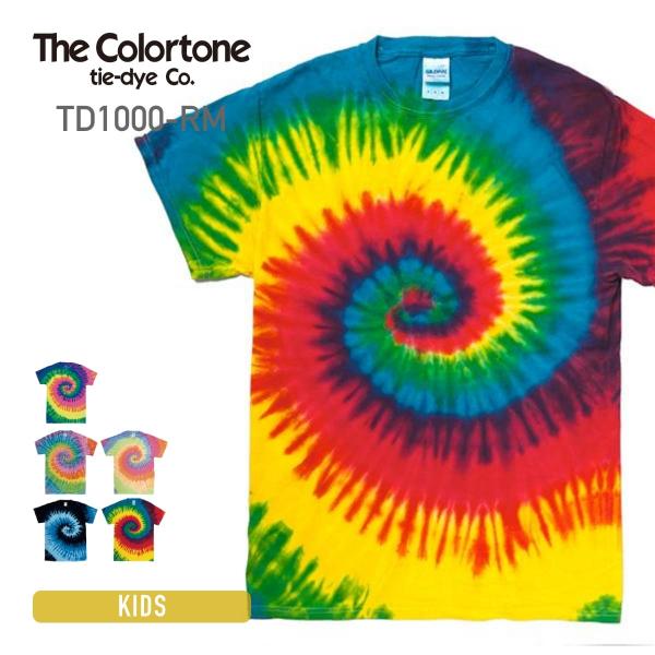 商品名：Rainbow &amp; Multicolor Tee素材：綿100%・丸胴タイプ・襟ダブルステッチ・肩補強テープ入り・サテンラベル・11色展開フロリダの工場で、タイダイ職人によってひとつひとつ染められたTシャツです。オンス：5....